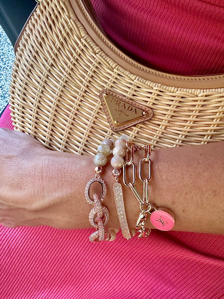 LV Pink Coin bracelet – Cimber Designs