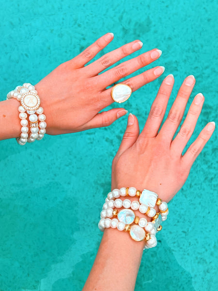 MOTHER OR PEARL RING – Cimber Designs