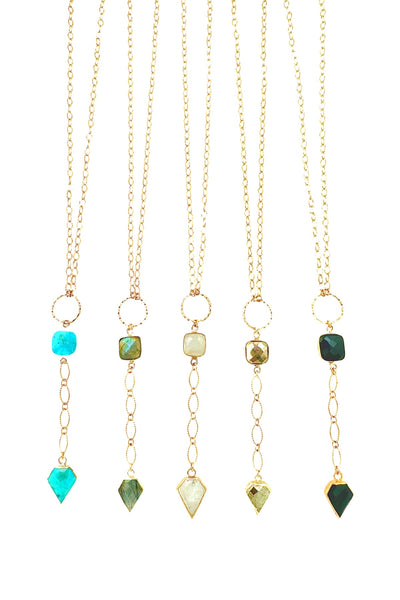 Juliet Necklace +5 stones – Cimber Designs